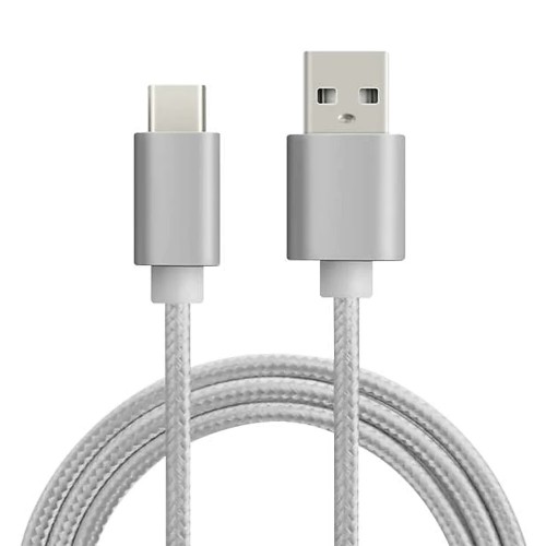 USB-C Data Cable, 2M USB A to Type C Nylon Braided Charging Cable for ...