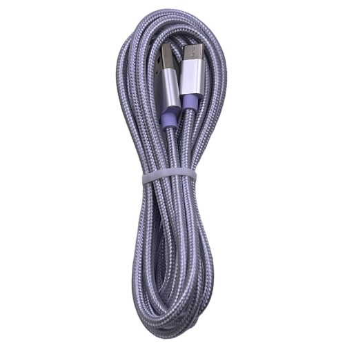USB-C Data Cable, 2M USB A to Type C Nylon Braided Charging Cable for ...