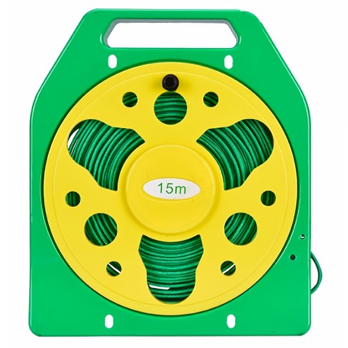 15M Portable Garden Hose Kit, Expandable Watering Hose with Reel Holder