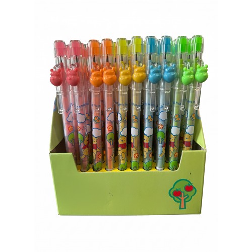50PCS Push-Type Mechanical Pencils for Kids, Cute Cartoon Design with ...