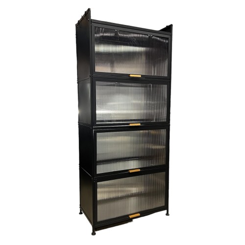 5-Tier Multifunctional Storage Rack, 60cm Width Storage Cabinet with ...